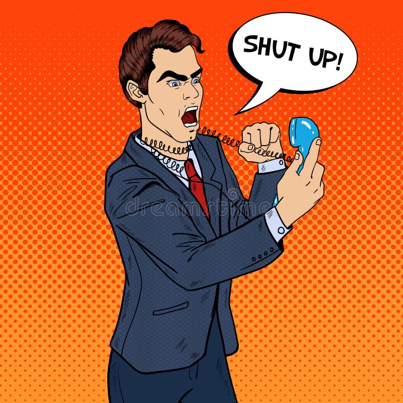 Aggressive Conversation Stock Illustrations – 573 Aggressive ...