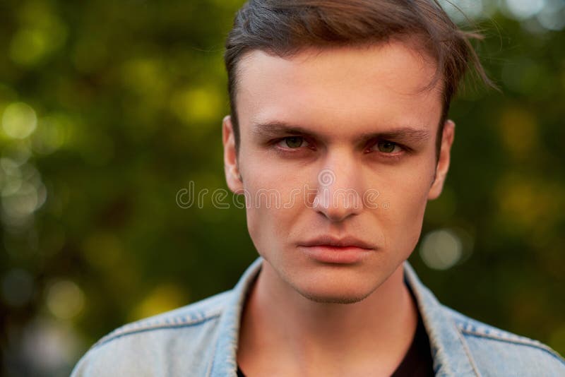 Angry aggressive man face. stock photo. Image of angry - 101483330