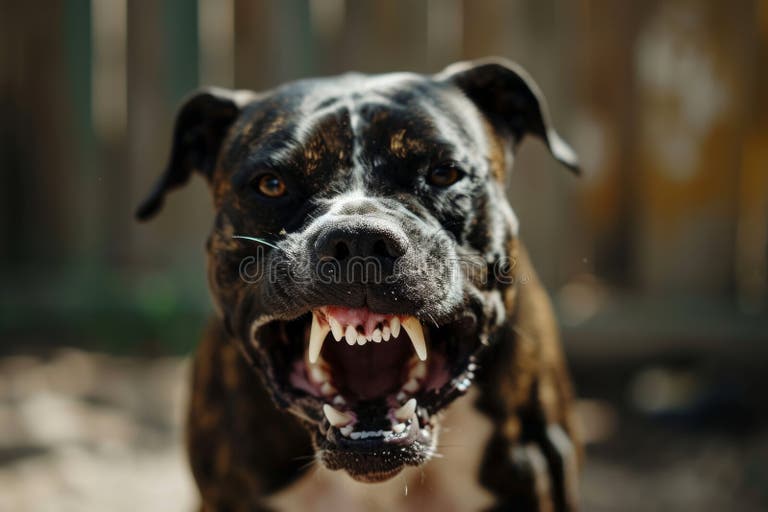 Snarling Bull Terrier Stock Photos - Free & Royalty-Free Stock Photos ...