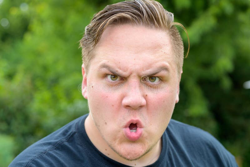 Aggressive Young Man with Gun Isolated on White Stock Image - Image of ...