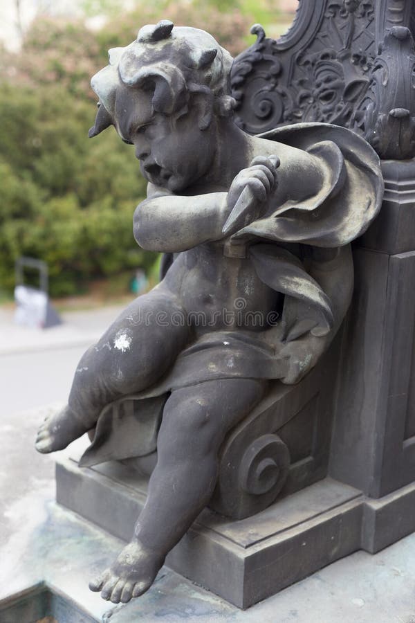 Fighting Angel stock photo. Image of holiday, contrast - 7856544