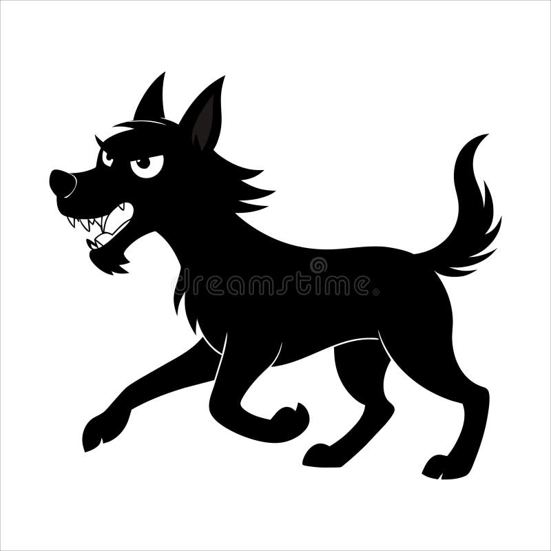 A Angry Animal Burger Picard Vector Illustration Stock Vector ...