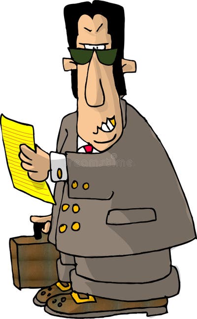 Angry Attorney stock illustration. Illustration of lawyer - 30997
