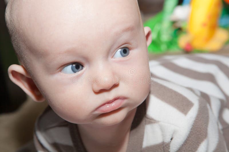 Angry Little Baby stock photo. Image of chubby, disgusted - 36427834