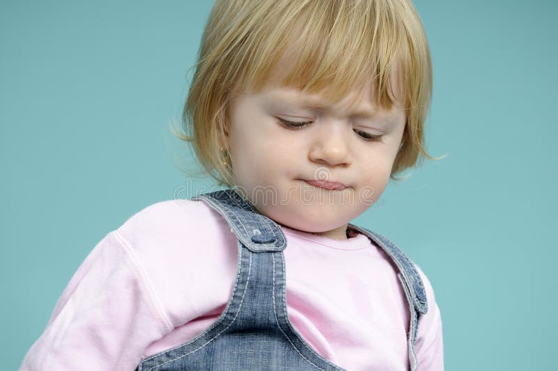 Angry baby girl stock photo. Image of expressions, baby - 18612386