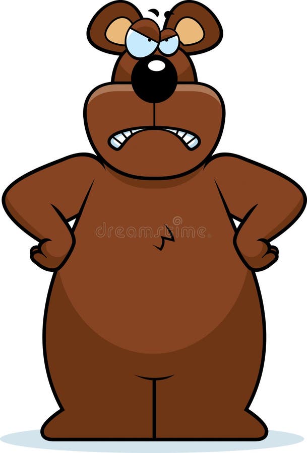 Mad Bear Clip Art