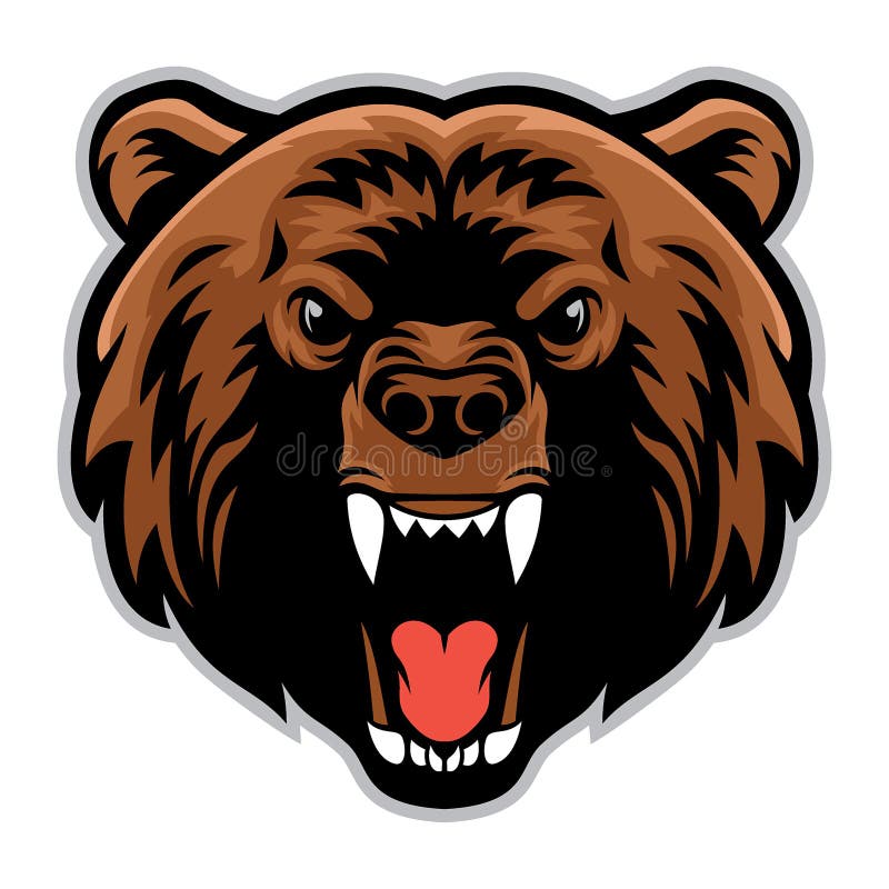 Angry Bear Clip Art