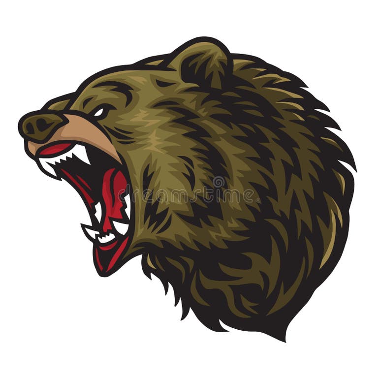 Bear Roaring Stock Illustrations – 2,430 Bear Roaring Stock ...