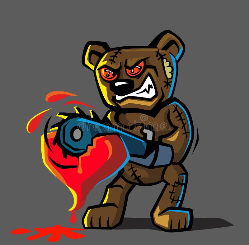 Evil Bear Cartoon