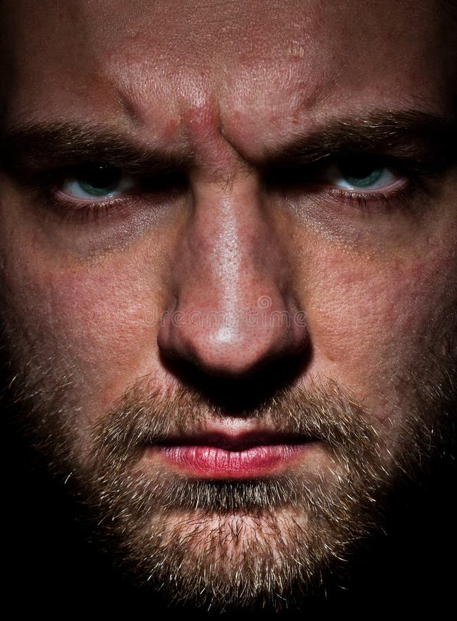 Angry bearded man stock image. Image of madness, male - 23001289