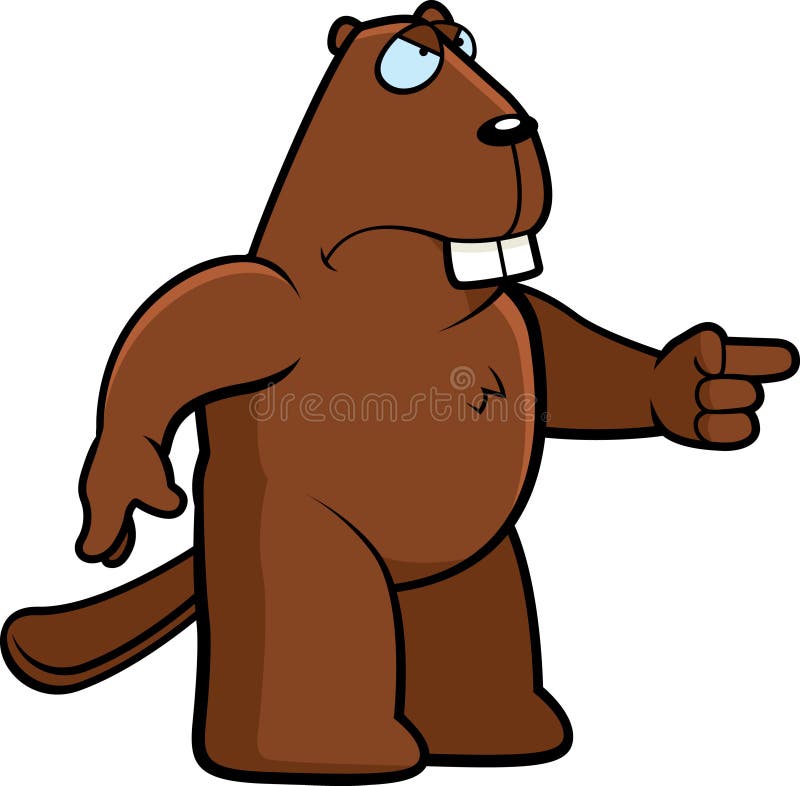 Angry beaver stock vector. Illustration of mascot, logo - 18078573
