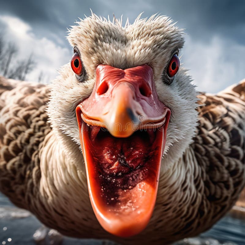Ai Generated Illustration Wildlife Concept of Angry Bird Stock ...