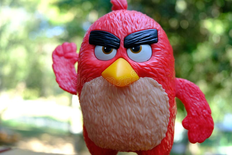 Angry Birds Red Toy. Animal, Adorable Editorial Photo - Image of asect ...