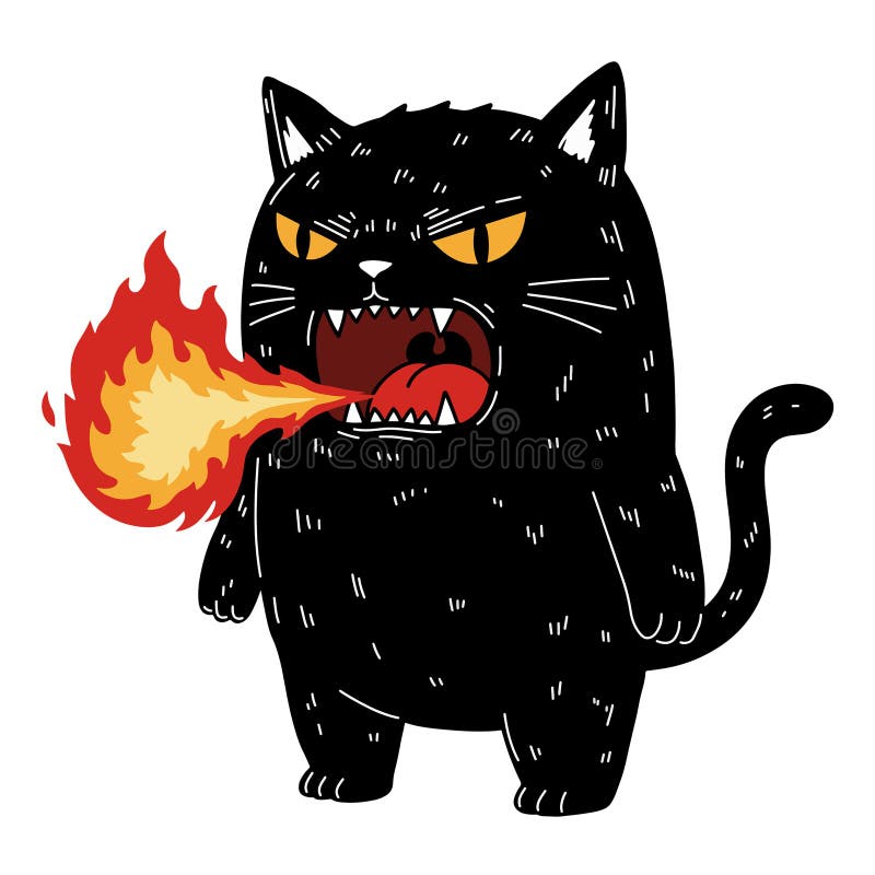 Angry Fire Breathing Stock Illustrations – 240 Angry Fire Breathing ...