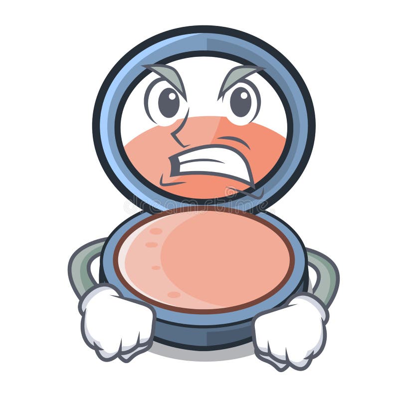 Angry Dressing Table Mascot Cartoon Stock Vector - Illustration of ...