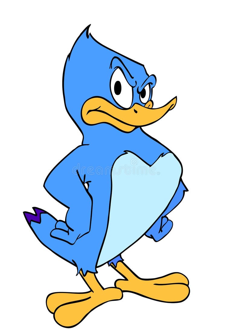 Cartoon Angry Blue Bird Stock Illustrations – 729 Cartoon Angry Blue ...