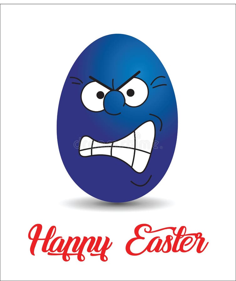 Angry Easter Egg Stock Illustrations – 370 Angry Easter Egg Stock ...
