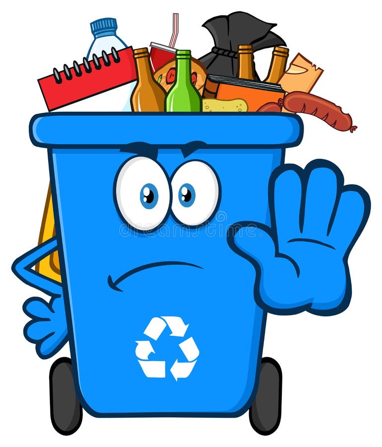 Blue Recycle Bin stock illustration. Illustration of trash - 10520082 Blue Recycle Bin stock illustration. Illustration of trash - 10520082