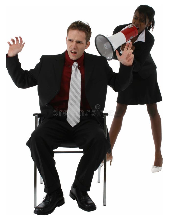Angry Boss stock photo. Image of watching, employee, males - 1287530
