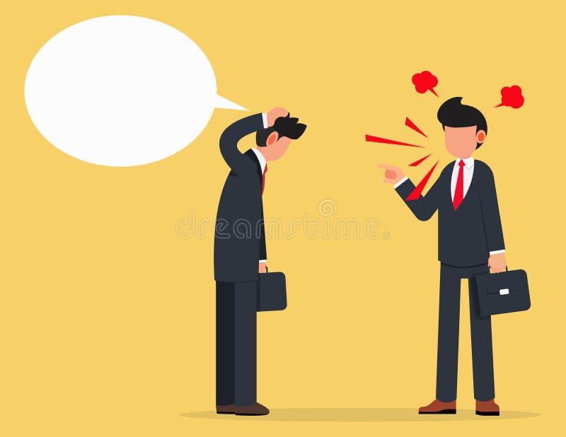 Angry Manager Clipart