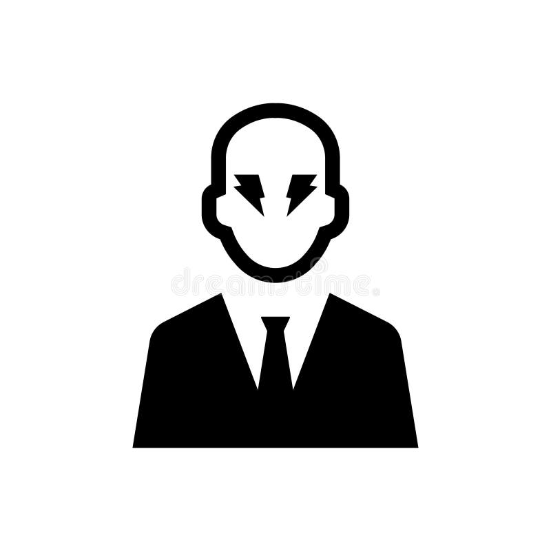 Boss Icon Vector Sign and Symbol Isolated on White Background, B Stock ...