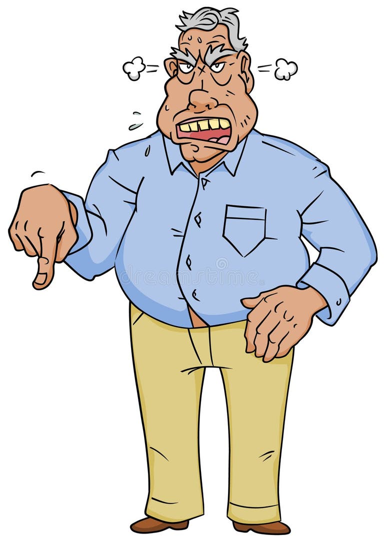 Grumpy Boss Stock Illustrations – 356 Grumpy Boss Stock Illustrations ...