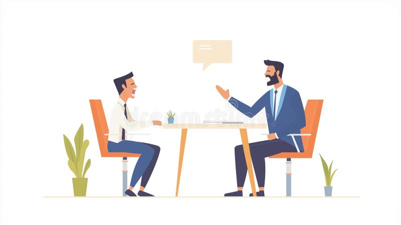 Angry Boss Yelling at Employee, Tense Office Scene, Flat Design ... Angry Boss Yelling at Employee, Tense Office Scene, Flat Design ...