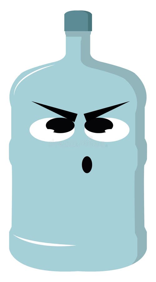 Angry bottle cartoon stock illustration. Illustration of drink - 43528694