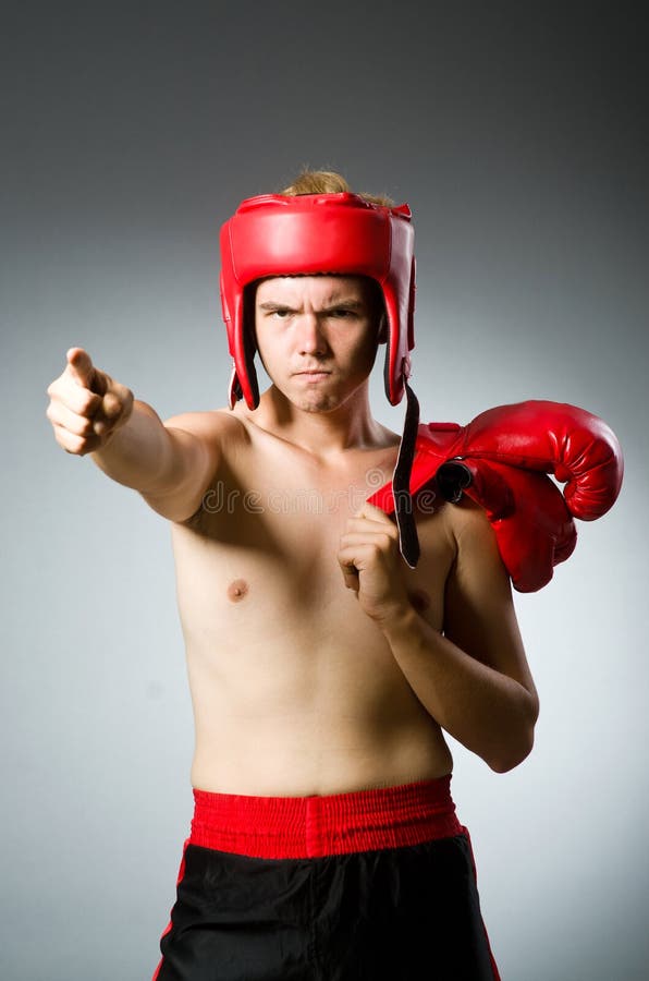 The Angry Boxer stock photo. Image of competition, fight - 115455830