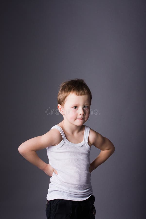 Angry boy stock image. Image of thinking, caucasian, concentrated ...
