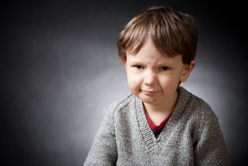 Angry boy stock image. Image of caucasian, face, grimace - 18554027