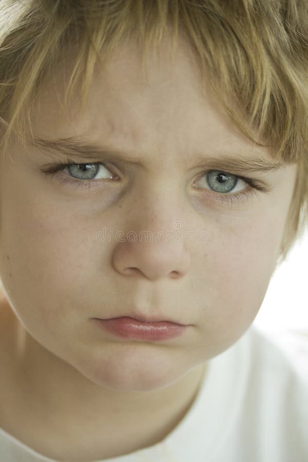 Down Teen Boy stock photo. Image of angry, concern, concentrate - 1247048