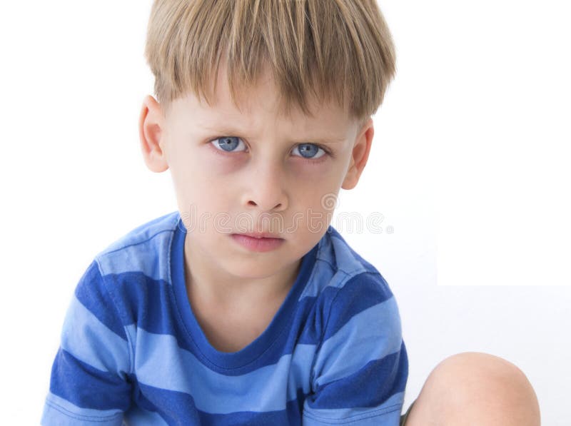 Angry boy stock image. Image of studio, offspring, angry - 26869381