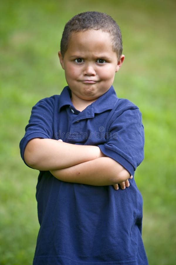 Angry boy stock photo. Image of latino, folded, agression - 6047694