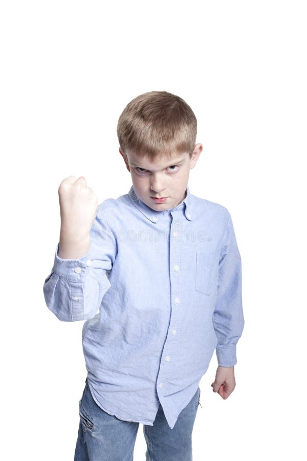 Angry boy stock image. Image of expression, gesture, behaviour - 8950835
