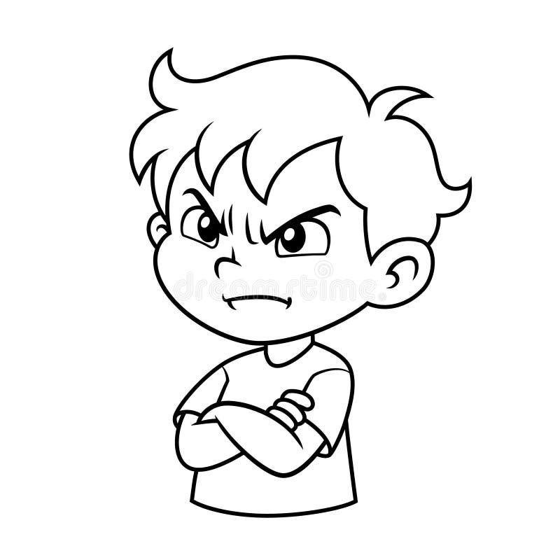 Scowl Boy Stock Illustrations – 55 Scowl Boy Stock Illustrations ...