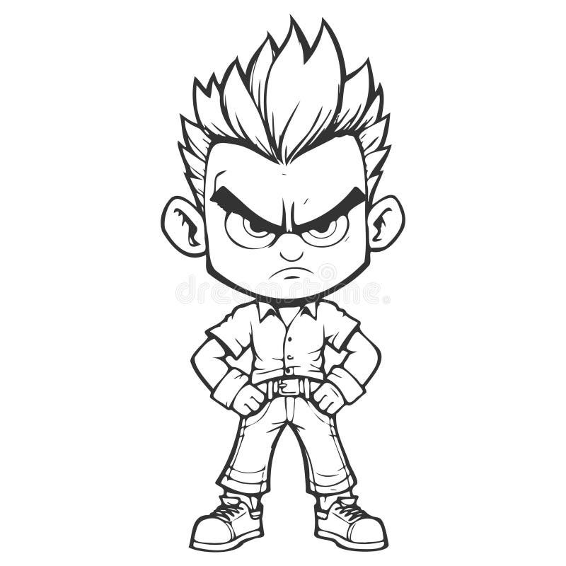 Scowl Boy Stock Illustrations – 42 Scowl Boy Stock Illustrations ...