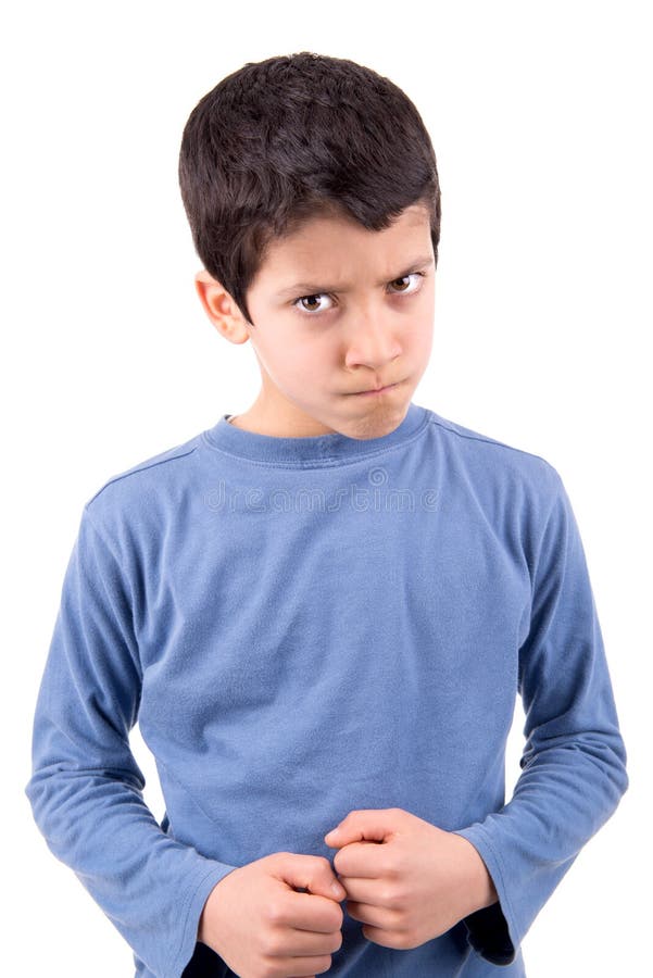 Angry boy stock photo. Image of lovely, cute, school - 40070884