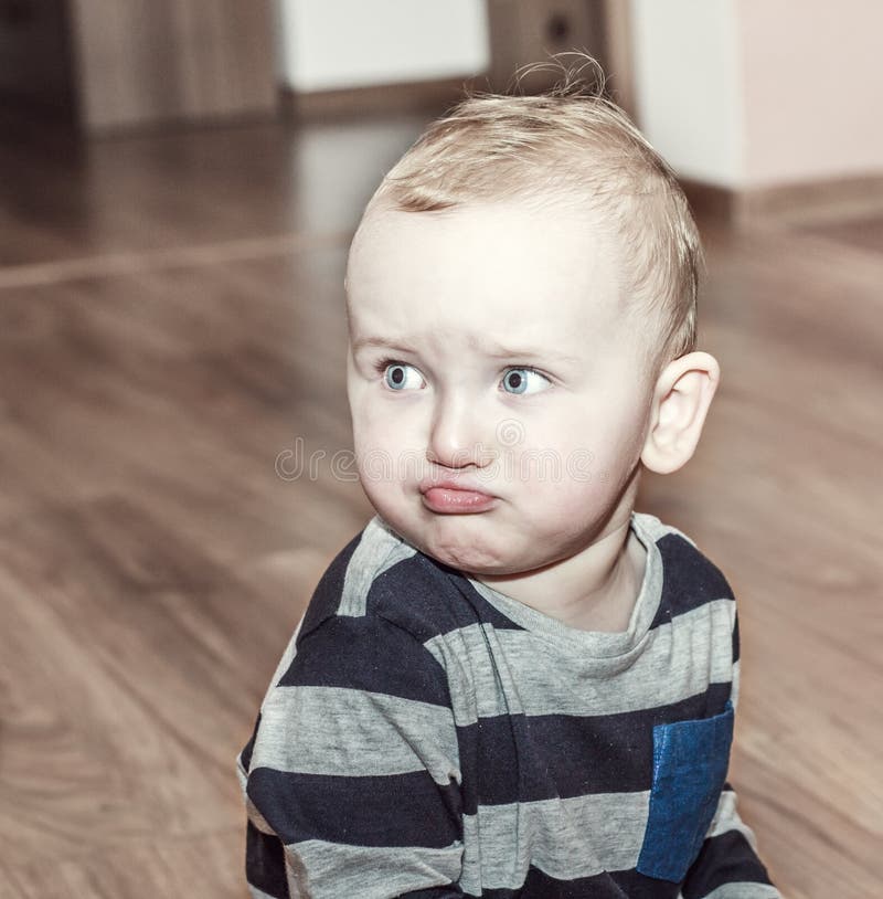 Angry boy stock image. Image of emotion, little, child - 38487165