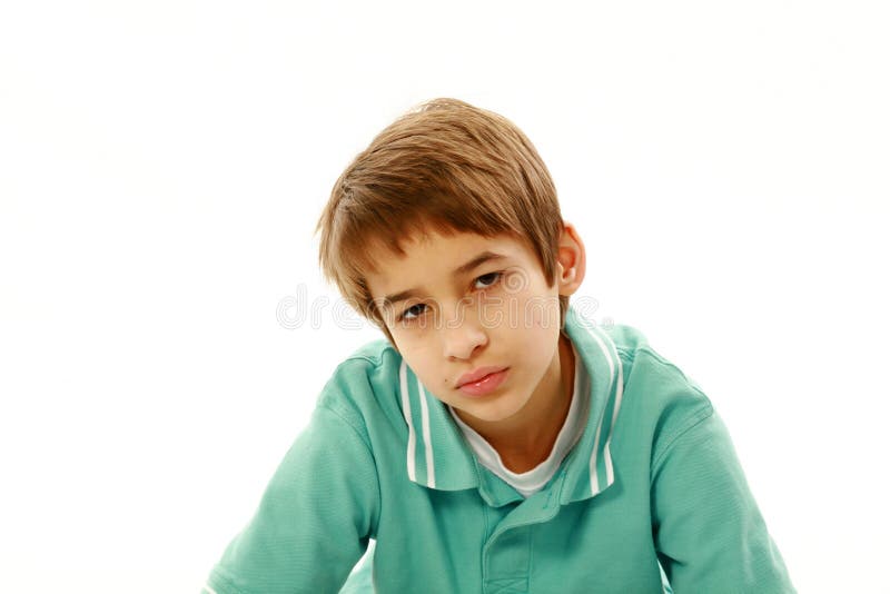 Angry boy stock photo. Image of real, mean, space, casual - 30670938