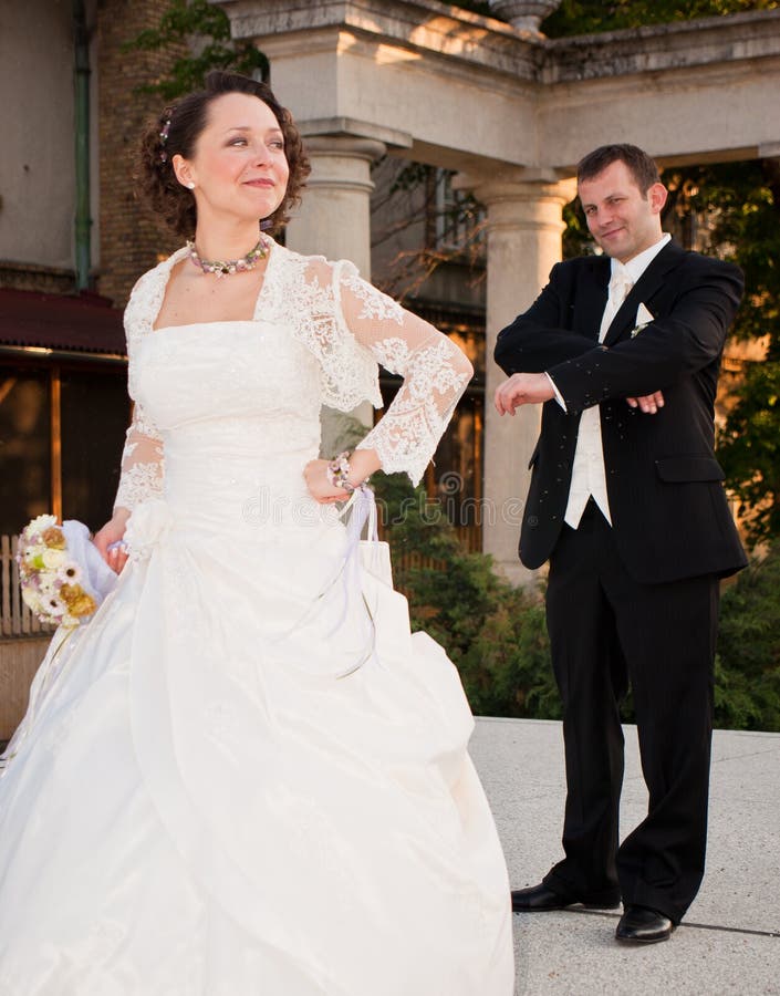 Angry bride stock photo. Image of nature, fashion, adult - 22336674