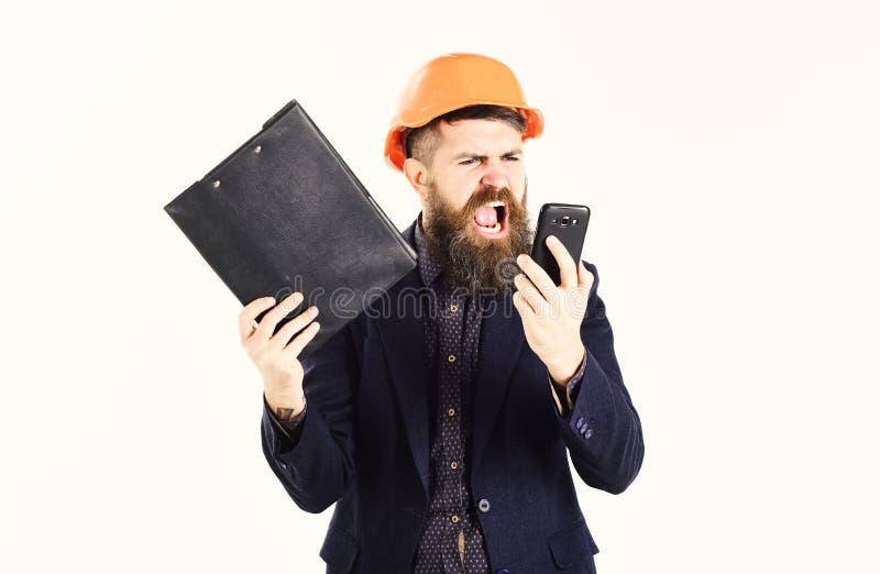 stock image. Image of face, contractor, architect, control - 74799965