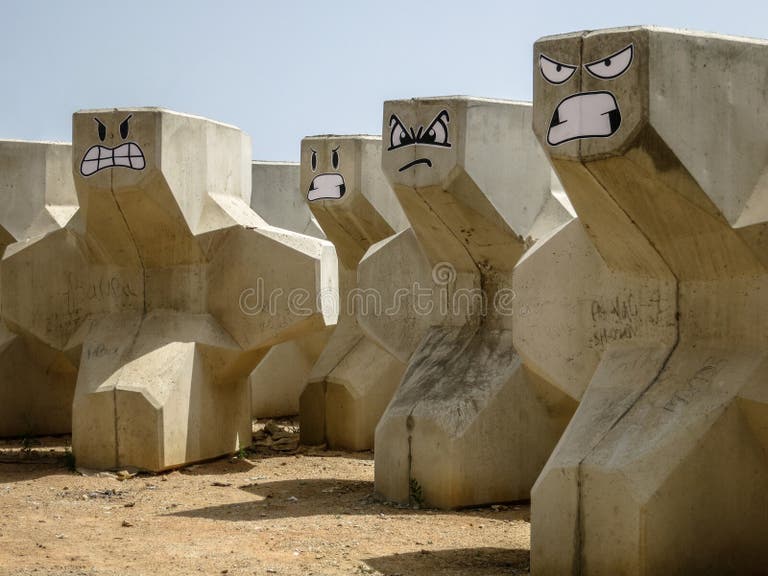 Angry building blocks stock image. Image of street, angry - 44698595