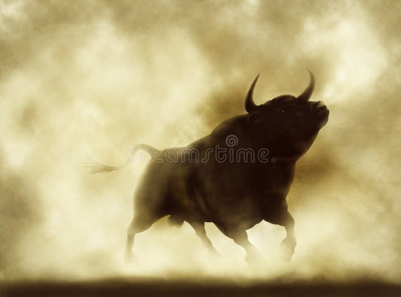Angry bull stock illustration. Illustration of strength - 37634435