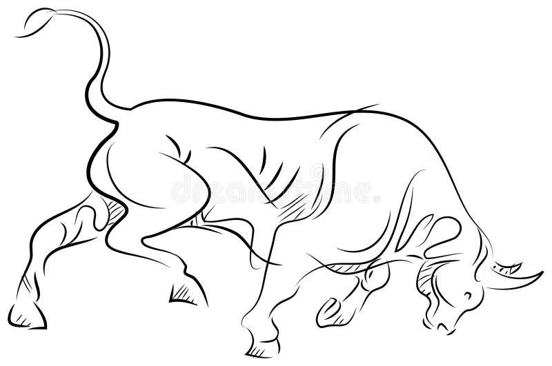 Angry bull stock vector. Illustration of animal, anger - 50904455