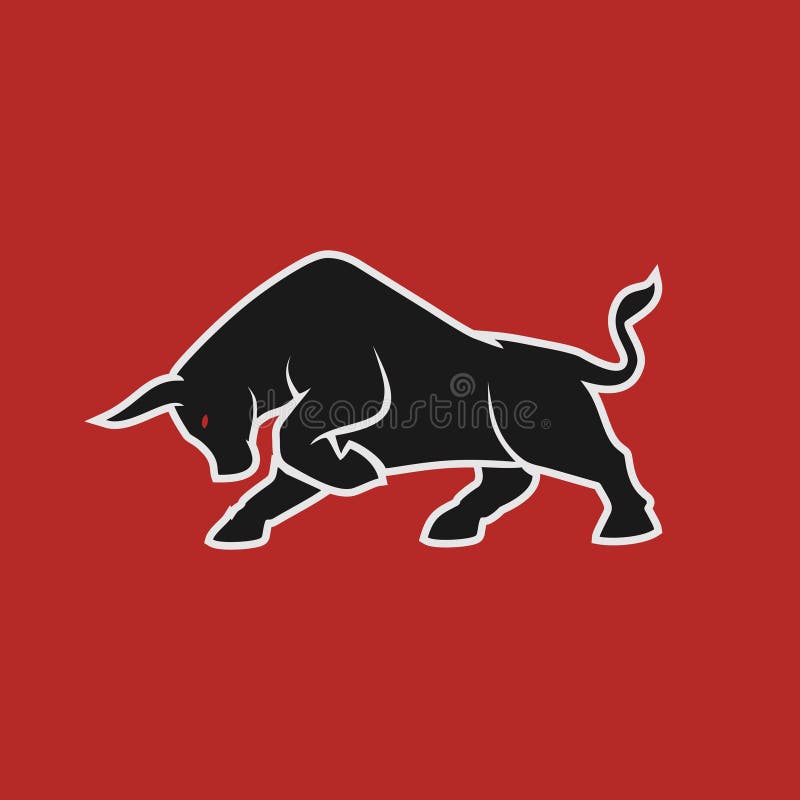 Vector of a Angry Bull Design Stock Vector - Illustration of power ...