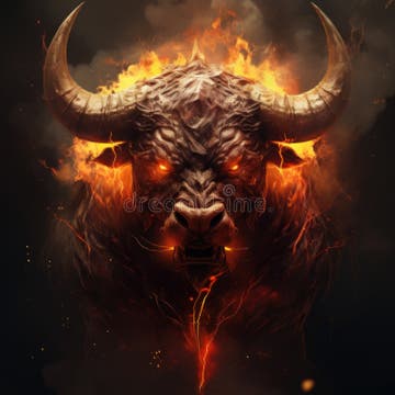 Bull Flame Tattoo Stock Illustrations – 99 Bull Flame Tattoo Stock ...