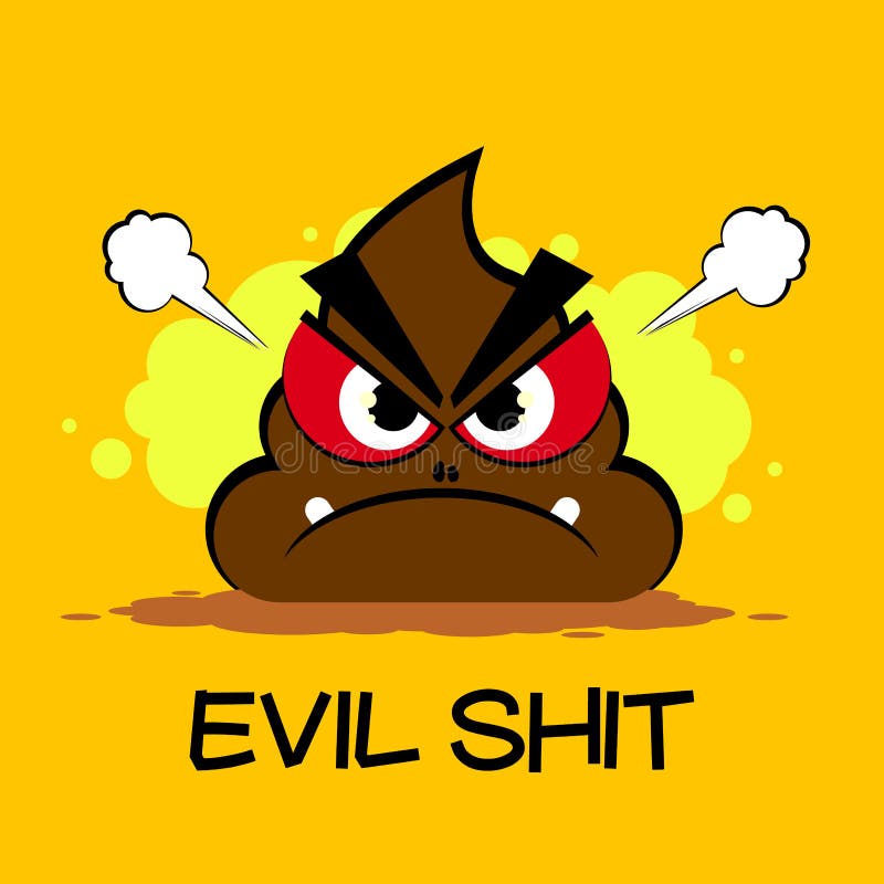 Angry Bunch of Shit with Steam Out of Ears, Vector Stock Vector ...