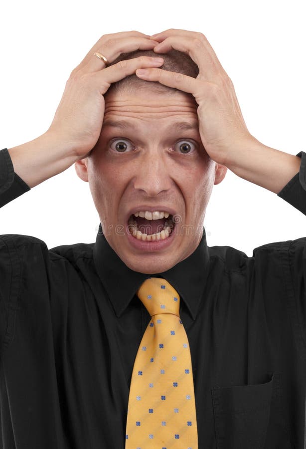 Angry business man stock photo. Image of expression, businessman - 17402818