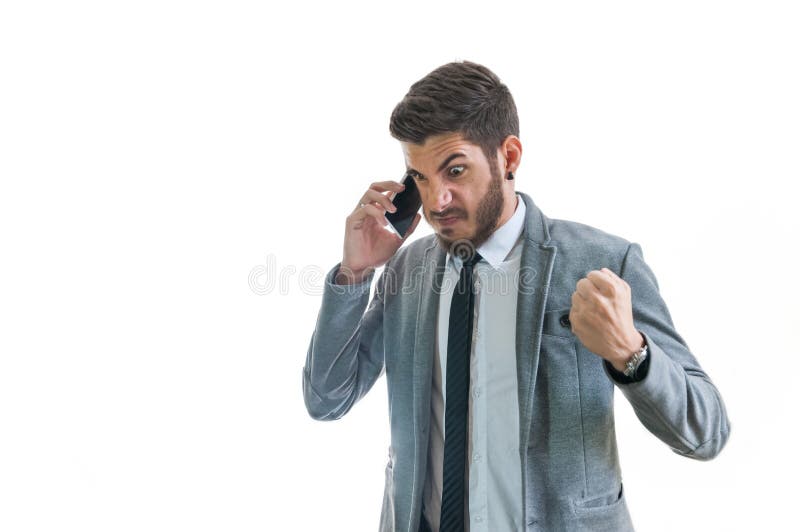 Angry business man stock photo. Image of deal, negative - 44857166